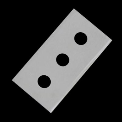 China Tungsten Carbide Film Slitter Knife 43x22x0.4mm For Chemical Fiber Cutting for sale