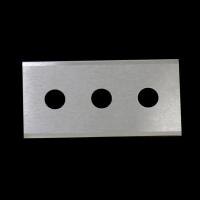 China Tungsten Carbide Film Slitter Knife 43x22x0.4mm For Chemical Fiber Cutting for sale