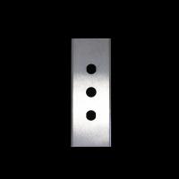 China 3 Holes TC Plastic Film Slitter Knife 60x22x0.2 60x22x0.3 43x22x0.2 43x22x0.3 for sale