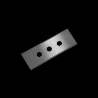 China 3 Holes TC Plastic Film Slitter Knife 60x22x0.2 60x22x0.3 43x22x0.2 43x22x0.3 for sale