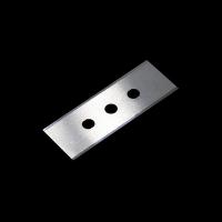 China 3 Holes TC Plastic Film Slitter Knife 60x22x0.2 60x22x0.3 43x22x0.2 43x22x0.3 for sale