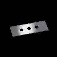 China 3 Holes TC Plastic Film Slitter Knife 60x22x0.2 60x22x0.3 43x22x0.2 43x22x0.3 for sale
