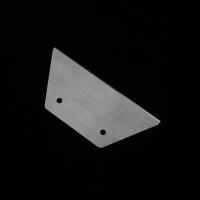 China Hard Carbide 86x38 Corner Slitter Knife Plastic Foil Package Film Slitting Blades for sale