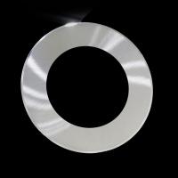 China Cigarette Processing Carbide Slitter Blades Double Cutting Edge 80x50x0.3mm for sale