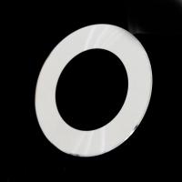 China Cigarette Processing Carbide Slitter Blades Double Cutting Edge 80x50x0.3mm for sale