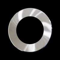 China Cigarette Processing Carbide Slitter Blades Double Cutting Edge 80x50x0.3mm for sale