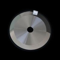 China Adhesive Tape Tungsten Carbide Slitter Blades 25.4mm Double Bevel Cutting Edge for sale