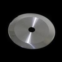 China Adhesive Tape Tungsten Carbide Slitter Blades 25.4mm Double Bevel Cutting Edge for sale