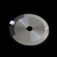 China Adhesive Tape Tungsten Carbide Slitter Blades 25.4mm Double Bevel Cutting Edge for sale