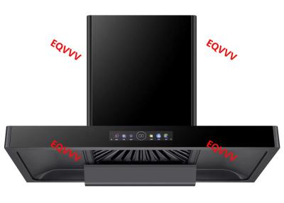China LED Wall Mounted T hood chimney range with Spray Painted Metal Filter for sale