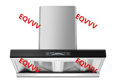 China Sleek LED Wall Mounted T Shaped Chimney Hood With Touch Control , model T-956C for sale
