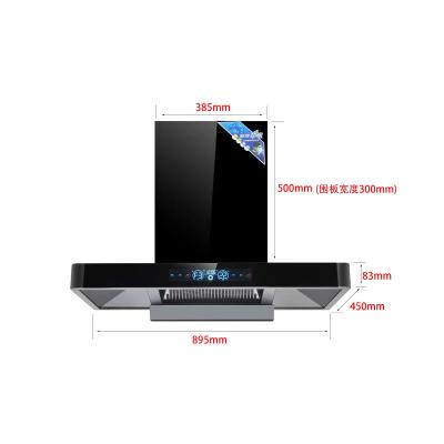 China OEM Black Stainless Under Cabinet Range Hood 30 Inch for sale