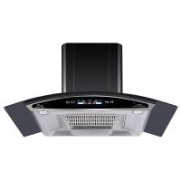 China Household Electric Arc Glass Chimney Hood 220V Rear Vent for sale