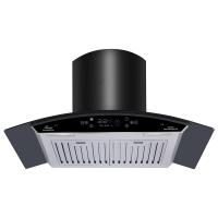 China Stainless Steel Glass Arc Chimney Hood Electric 36 Inch for sale