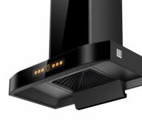 China Glass Stainless Steel T Shape Chimney Hood Electric Range Hood 220V for sale