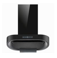 China Modern Glass Stainless Steel T Shape Chimney Hood Electric Wall Mounted Range Hood for sale