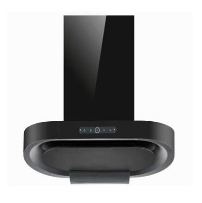 China Modern Glass Stainless Steel T Shape Chimney Hood Electric Wall Mounted Range Hood for sale
