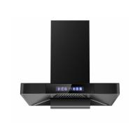 China Elegant Glass Stainless Steel T Shape Kitchen Hood Wall Mounted Range Hood for sale