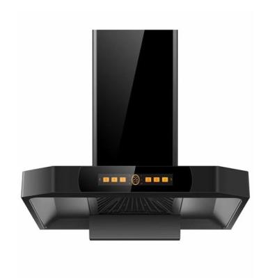 China Modern Glass Stainless Steel T Shaped Kitchen Hood for sale