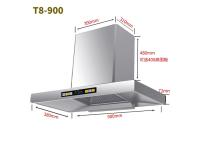 China Size 600-900mm,S.S Or Metal Painted,110v-220v,copper Wire Motor,strong Power,luxury Range Hood For Home Kitchen-T8-600 for sale
