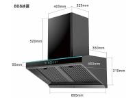 China High-End Range Hood With Oil Fume Separation And Purification,oil Electric Separation Copper Wire Motor VX3 for sale