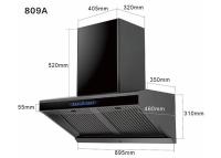 China High-end Range Hood With Baffle Filter,Oil Fume Separation And Purification, Oil Electric Separation VX6 for sale