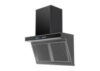 China Electric Wall Mount Ducted High-end Cooker Hood With Silver Or Metal Painted Finish 3 Speeds And Low Noise Level VX7 for sale