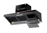 China Touch Panel Electric Range Hood With 40m3/min Suction 3 Speed Levels Commercial Villa Large Size Large Suction CYB125 for sale