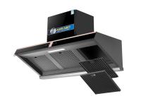 China Baffle Filter Range Hood With Wall Mount/Island Installation For Commercial, Villa, Large Size, Large Suction CYC125 for sale