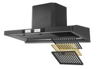China TY125-B Ducted Commercial Range Hood With Oil Fume Separation Function And 200 Air Outlet for sale