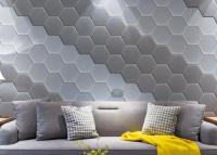 China Thickness 4mm 3D PU Leather Wall Panel In Both Residential Commercial Settings for sale