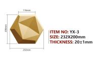 China Fireproof 3D Leather Wall Panel Thickness 5mm For Wall Decoration for sale