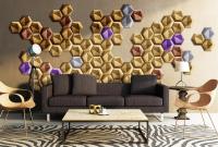 China Fireproof 3D Leather Wall Panel Thickness 5mm For Wall Decoration for sale