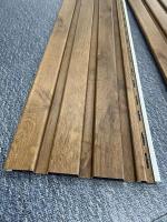 China Rectangle Soffit Cover Board Weatherproof Wooden UPVC Flat Board for sale