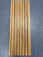 China Wooden Plastic WPC Fluted Panel UV Resistance Moisture Resistance for sale