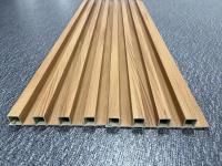 China Wooden Plastic WPC Fluted Panel UV Resistance Moisture Resistance for sale