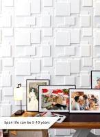 China Interior 3D PVC Wall Panels Marble Finish 3D Plastic Wall Panels for sale