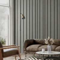 China Grey Living Room Marble Effect 10mm Pvc Wall Panels for sale