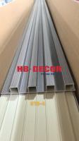 China Wpc Indoor Wall Panel Widt Customizable For Hotel Interior Decoration for sale