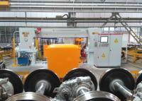 China Double Cylinder Wheelset Demount Press With Electric Hoist for sale