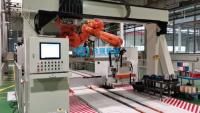 China Railway Wheel Bearing Press Machine With Manipulator For Grabbing Bearings for sale