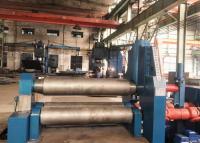China 60mm Thickness Plate Bending Machine Hydraulic Symmetrical 3 Rolls PLC for sale