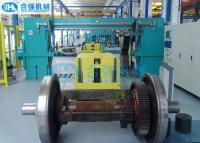 China 3500kN Hydraulic Wheel Press With Two Rotary Trolleys for sale