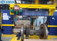 China 350 Tons Double Head Horizontal Wheelset Press CNC Controlled for sale