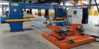 China Hydraulic Locomotive Wheelset Press 350 Tons Double Head Cylinders for sale