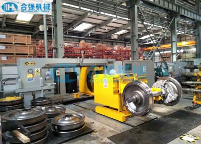 China 300 Ton Double Cylinder Wheelset Press With 180 Degree Rotary Trolley for sale