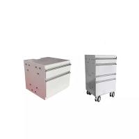 China Hospital Bedside Medical Drawer Cabinet Electro Plating Metal Sheet Fabrication for sale