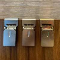 China Stainless Steel Metal Rug Gripper Stamping Part Rug Hangers Carpet Hanging Clip for sale