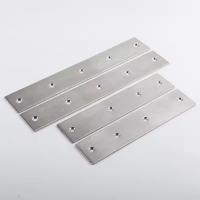 China Stamping Metal Bed Frame Support Parts Stainless Steel Iron Straight Piece Bracket for sale