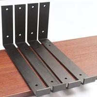 China Triangle Custom Metal Fabrication Wall Mounting Adjustable L Shaped Metal Shelf Brackets for sale